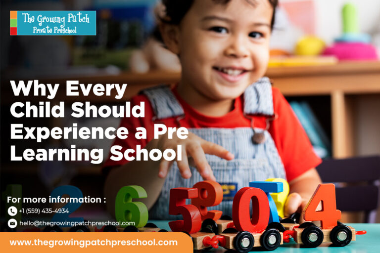 Why Every Child Should Experience a Pre-Learning School